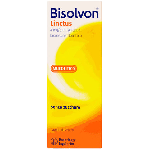 Bisolvon Linctus Sciroppo Flacone 250ml – faol